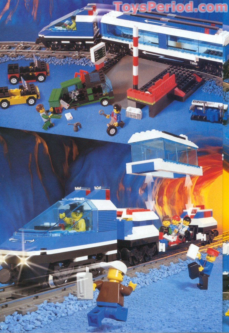 LEGO 4560 Railway Express Instructions and Parts List