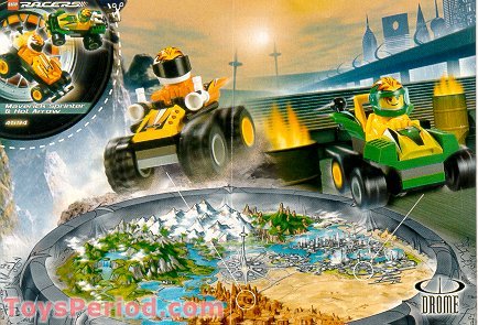 LEGO 4594 Maverick Sprinter and Hot Arrow Instructions and Parts List