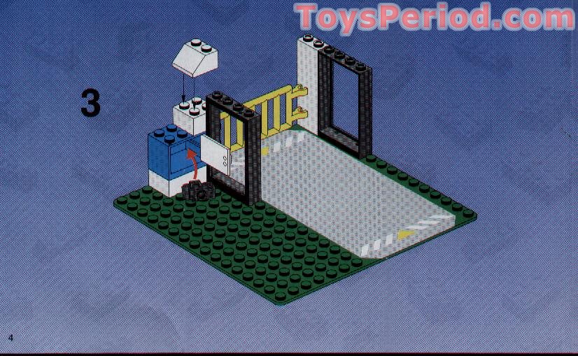 LEGO 6435 Coast Guard Hq Instructions and Parts List