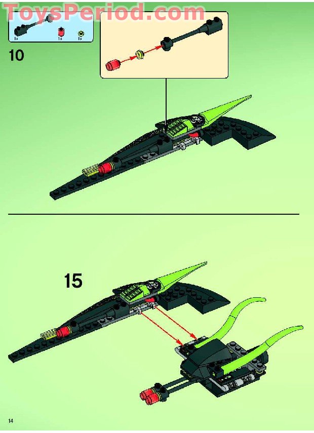 LEGO 7649 MT-201 Ultra-Drill Walker Instructions and Parts List