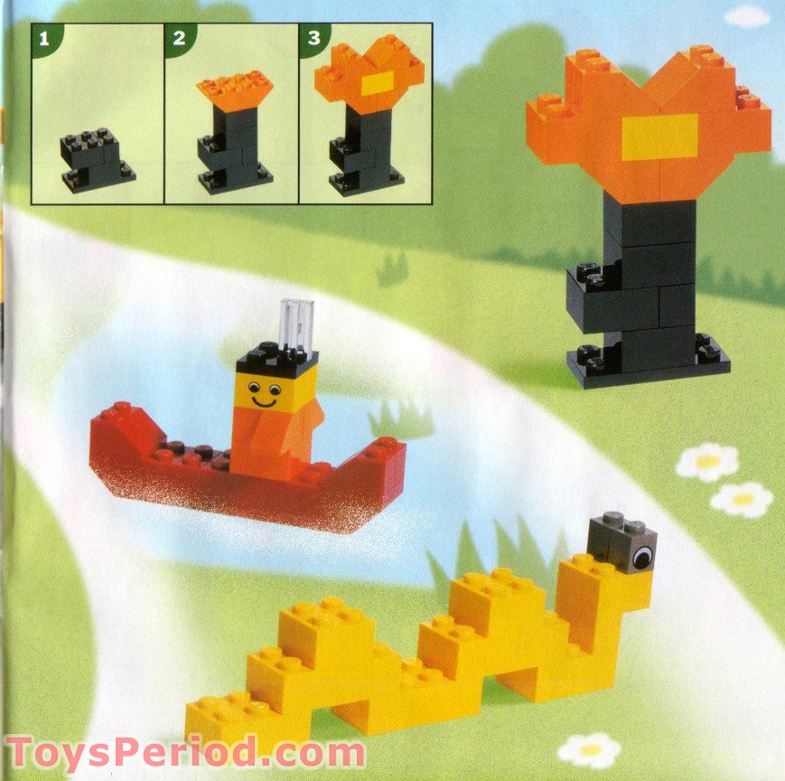 LEGO 7825 Creator Bucket Instructions and Parts List