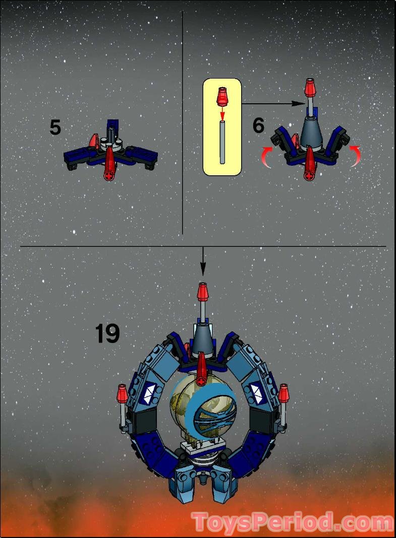 LEGO 7283 Ultimate Space Battle Instructions and Parts List