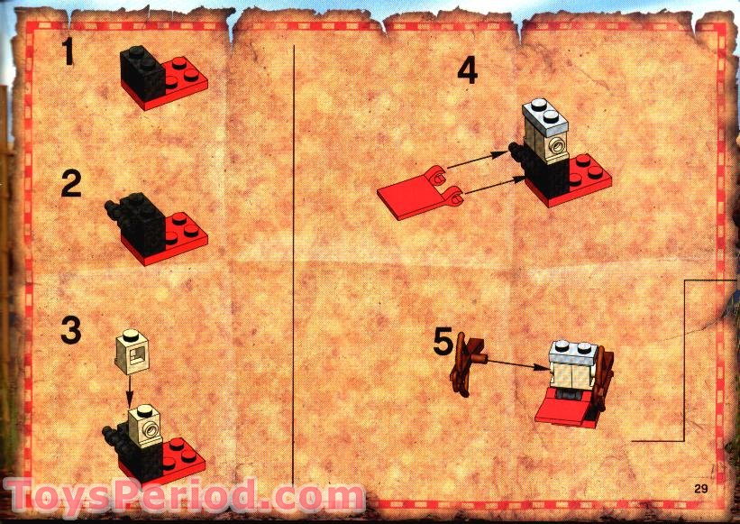 LEGO 7416 Emperor's Ship Instructions and Parts List