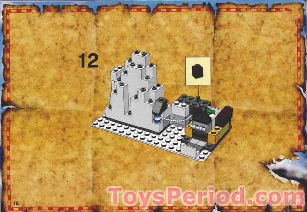 LEGO 7412 Yeti's Hideout Instructions and Parts List