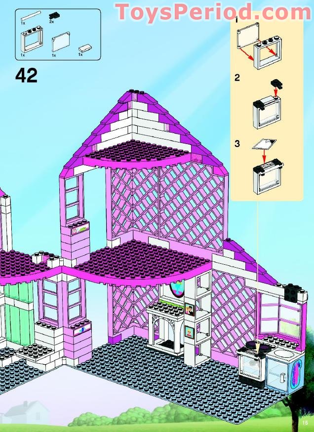 LEGO 7586 Sunshine Home Instructions and Parts List