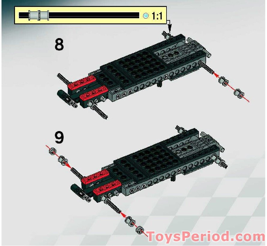 LEGO 8141 Off Road Power Instructions and Parts List