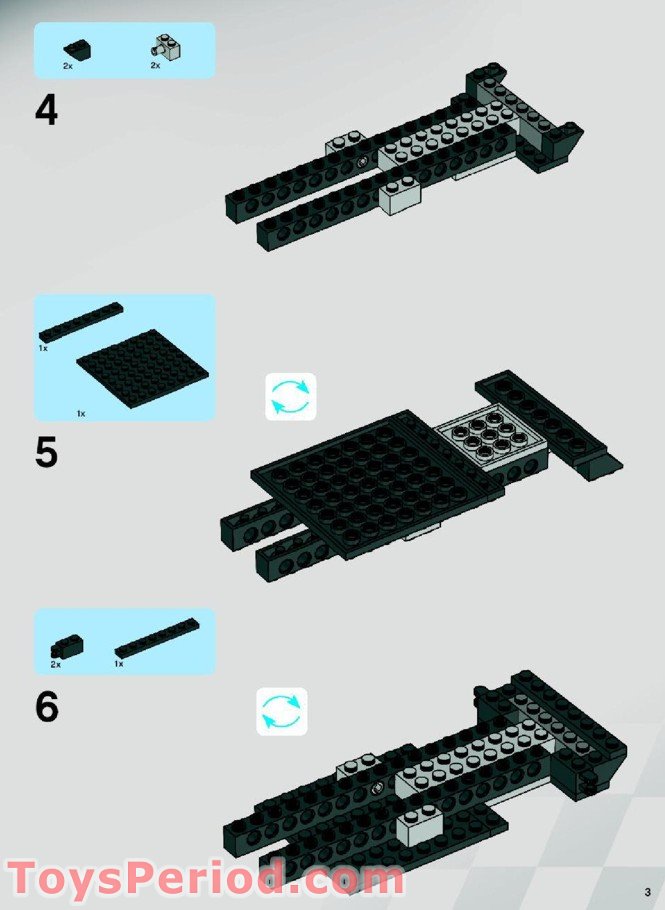 LEGO 8161 Grand Prix Instructions and Parts List