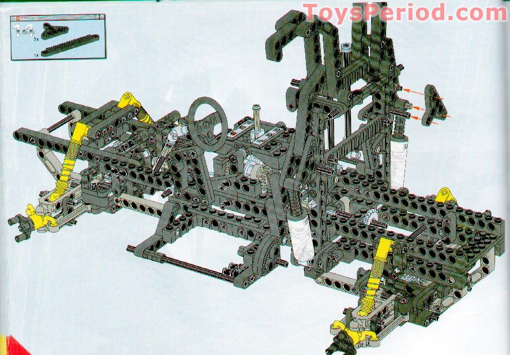 LEGO 8466 4x4 Off Roader Instructions and Parts List