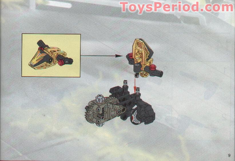 LEGO 8520 Millennium - Millennia Instructions and Parts List