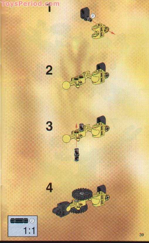 LEGO 8523 Blaster Slizer Instructions and Parts List