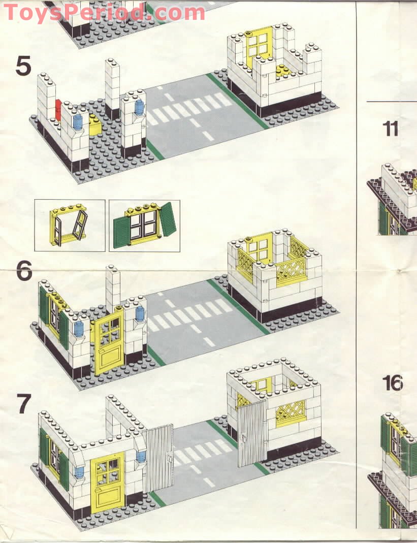 LEGO 588 Police Headquarters Instructions and Parts List