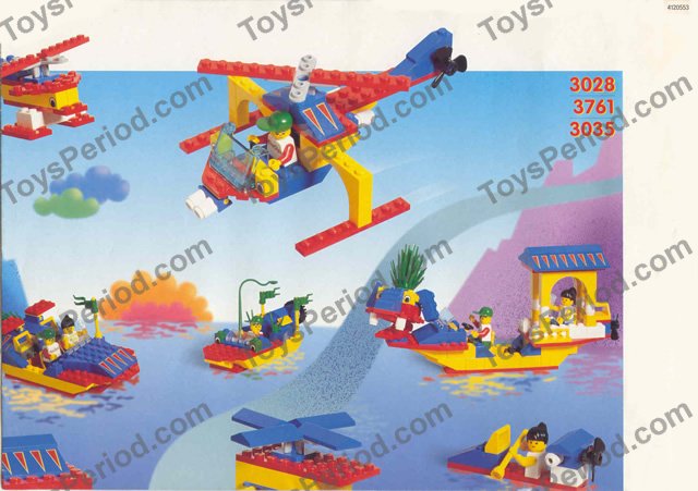 LEGO 3761 35th Anniversary Freestyle Tub Set Parts List