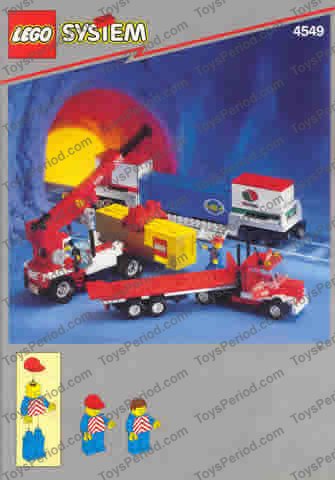 LEGO 4549 Container Double Stack / Road 'n' Rail Hauler Instructions ...