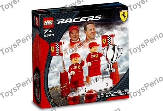 LEGO 8389 M.Schumacher and R.Barrichello Instructions and Parts List