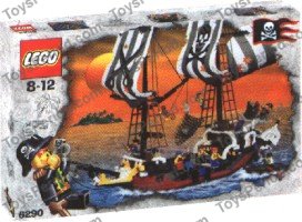 LEGO 6290 Red Beard Runner Instructions and Parts List