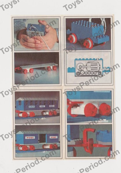 LEGO 323 Train Instructions and Parts List