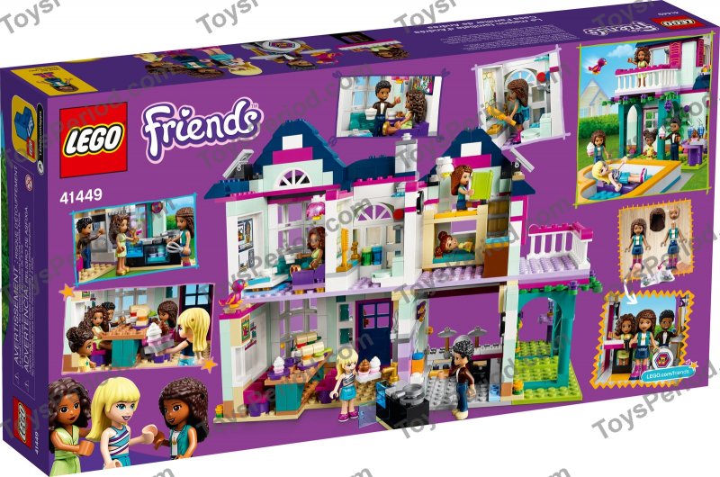 LEGO 41449 Andrea's Family House Set Parts List