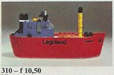 LEGO 310-3 Tug Instructions and Parts List