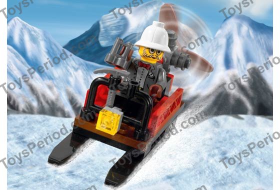 LEGO 7423-1 Mountain Sleigh Instructions and Parts List