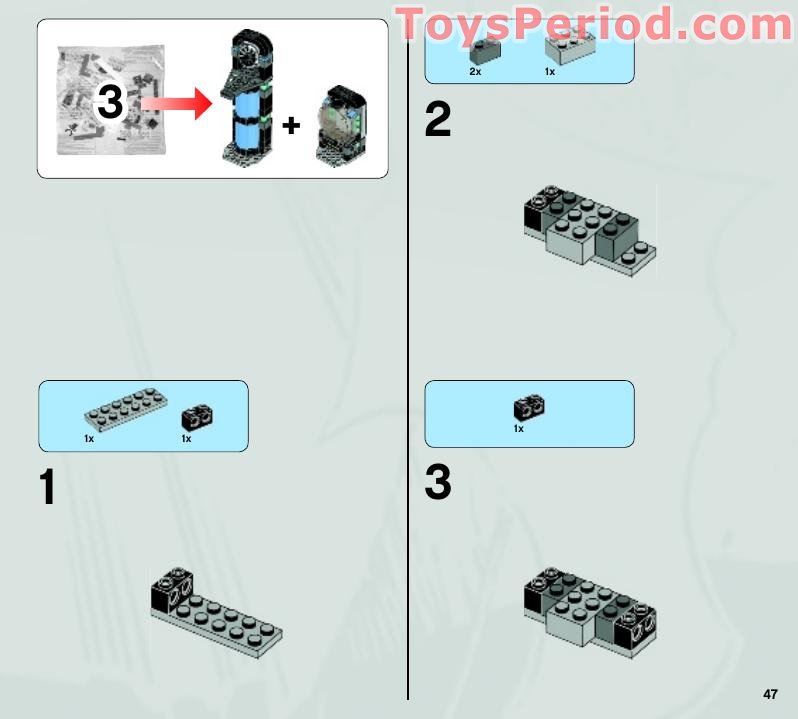 LEGO 6873 Spider-Man's Doc Ock Ambush Instructions and Parts List