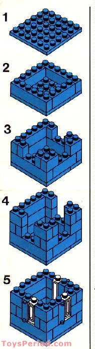 LEGO 362-1 Windmill Instructions and Parts List