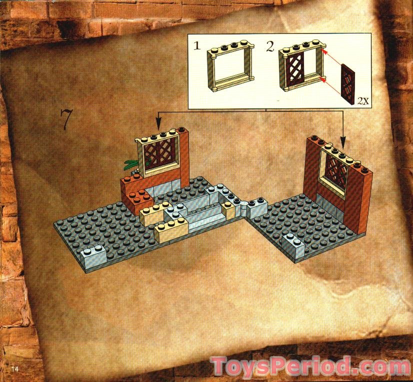 LEGO 4728 Escape from Privet Drive Instructions and Parts List