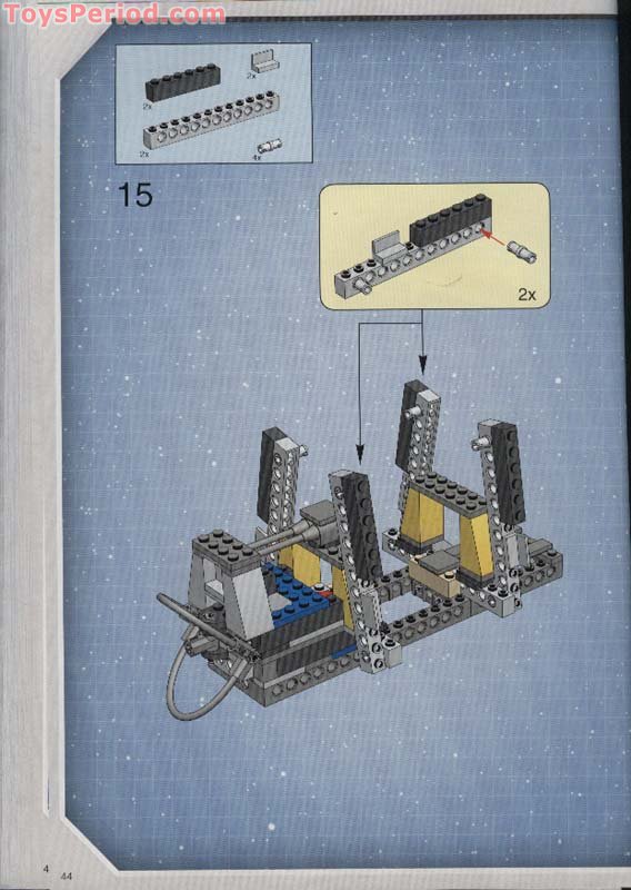 LEGO 4483-2 AT-AT, Blue Box Instructions and Parts List