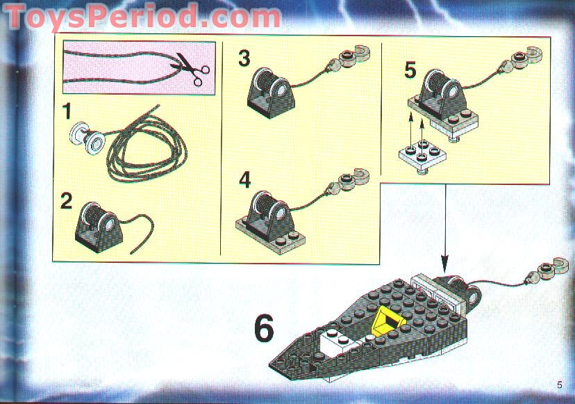 LEGO 6773 Alpha Team Helicopter Instructions and Parts List