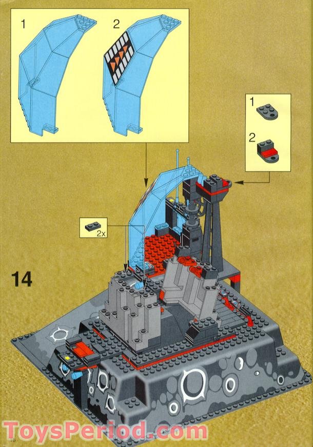 LEGO 6959 Lunar Launch Site Instructions and Parts List