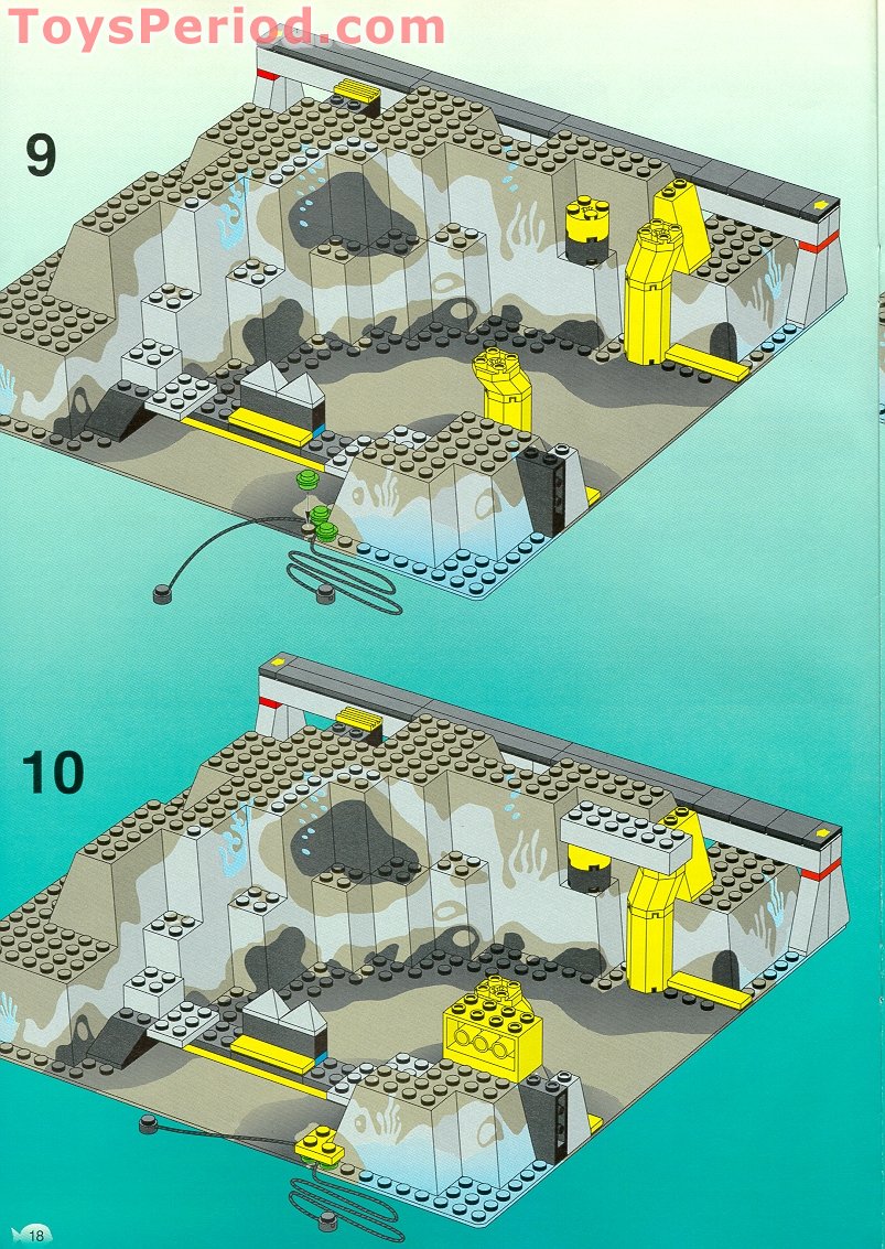 LEGO 6199 Hydro Crystalization Station Instructions and Parts List