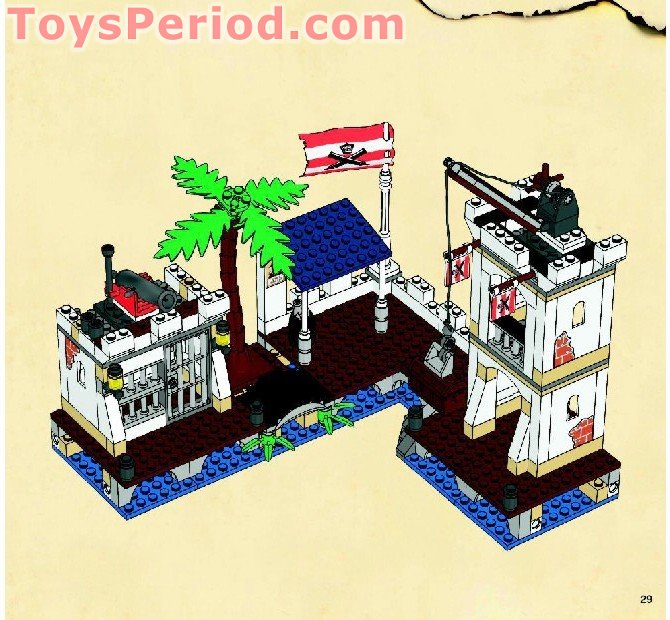 LEGO 6242 Soldiers' Fort Instructions and Parts List