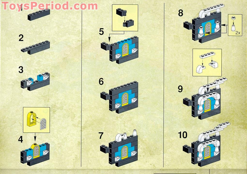 LEGO 6289 Red Beard Runner Instructions and Parts List