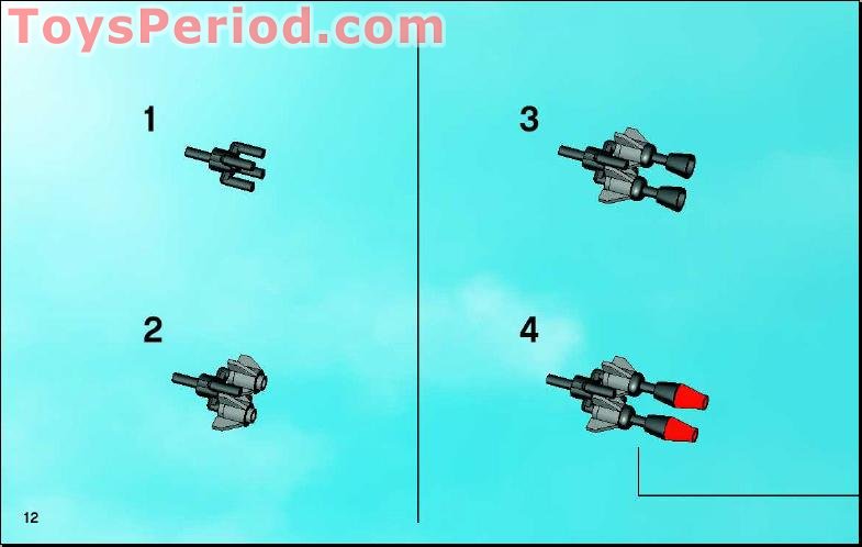 LEGO 7708 Uplink Instructions and Parts List