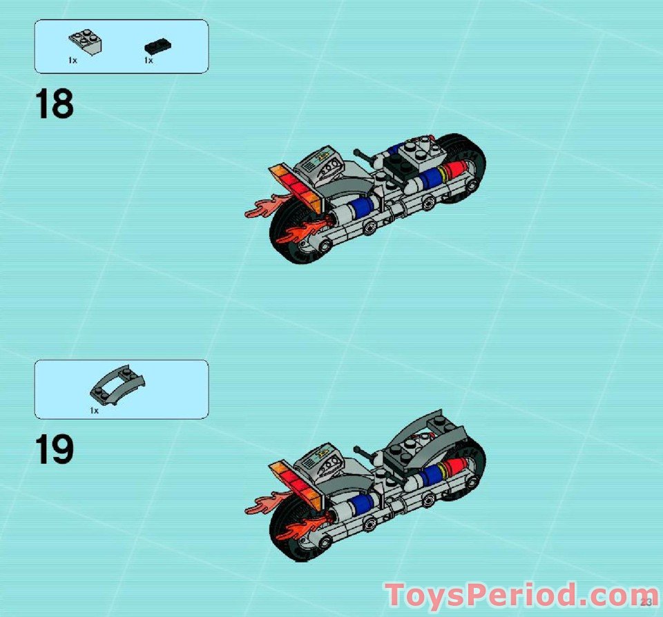 LEGO 8632 Mission 2: Swamp Raid Instructions and Parts List