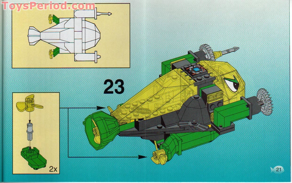 LEGO 2160 Crystal Scavenger Instructions and Parts List