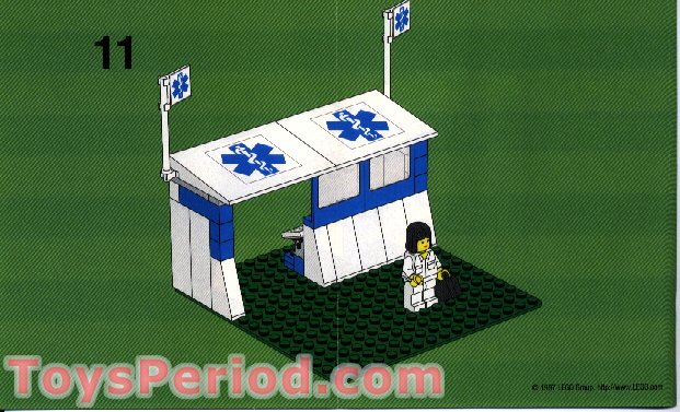 LEGO 3312 Shell Promotional Soccer Set - Medic's Station Instructions ...