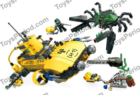 LEGO 7774 Crab Crusher Instructions and Parts List