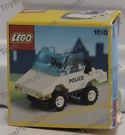 LEGO 1610-1 Police Car Instructions and Parts List