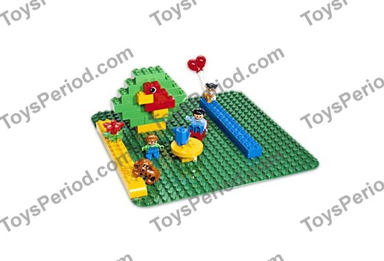 LEGO 2304 Large Green Building Plate Set Parts List