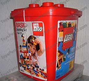 LEGO 1663 Basic Building Set in Bucket, Special Offer Parts List