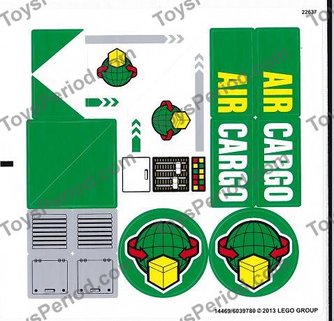 LEGO Sets with Part 60022stk02 Sticker Sheet for Set 60022 - Sheet 2 ...