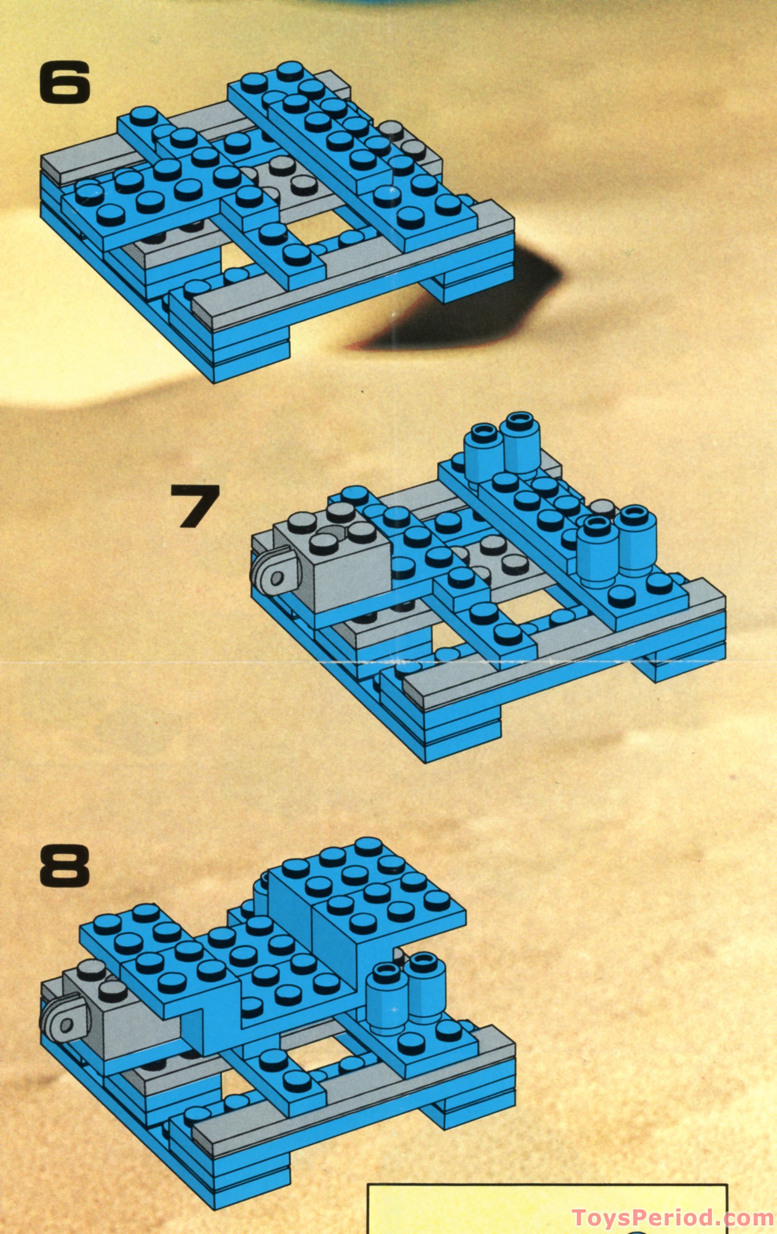 LEGO 6882 Walking Astro Grappler Instructions and Parts List