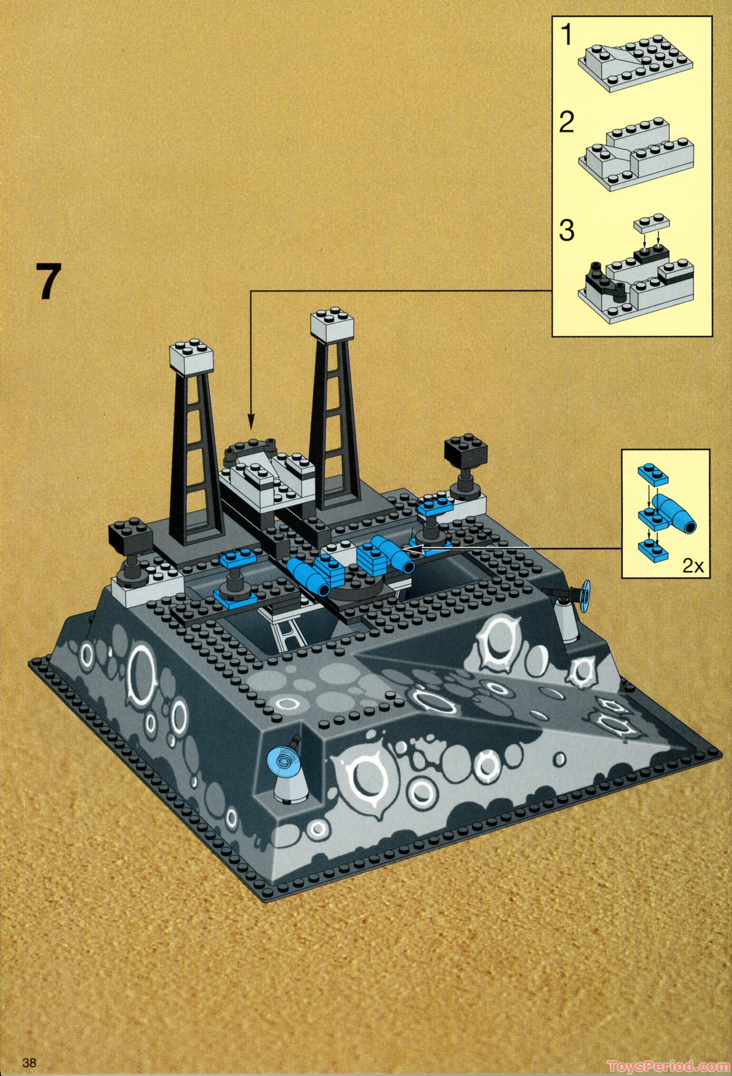 LEGO 6991 Monorail Transport Base Instructions and Parts List