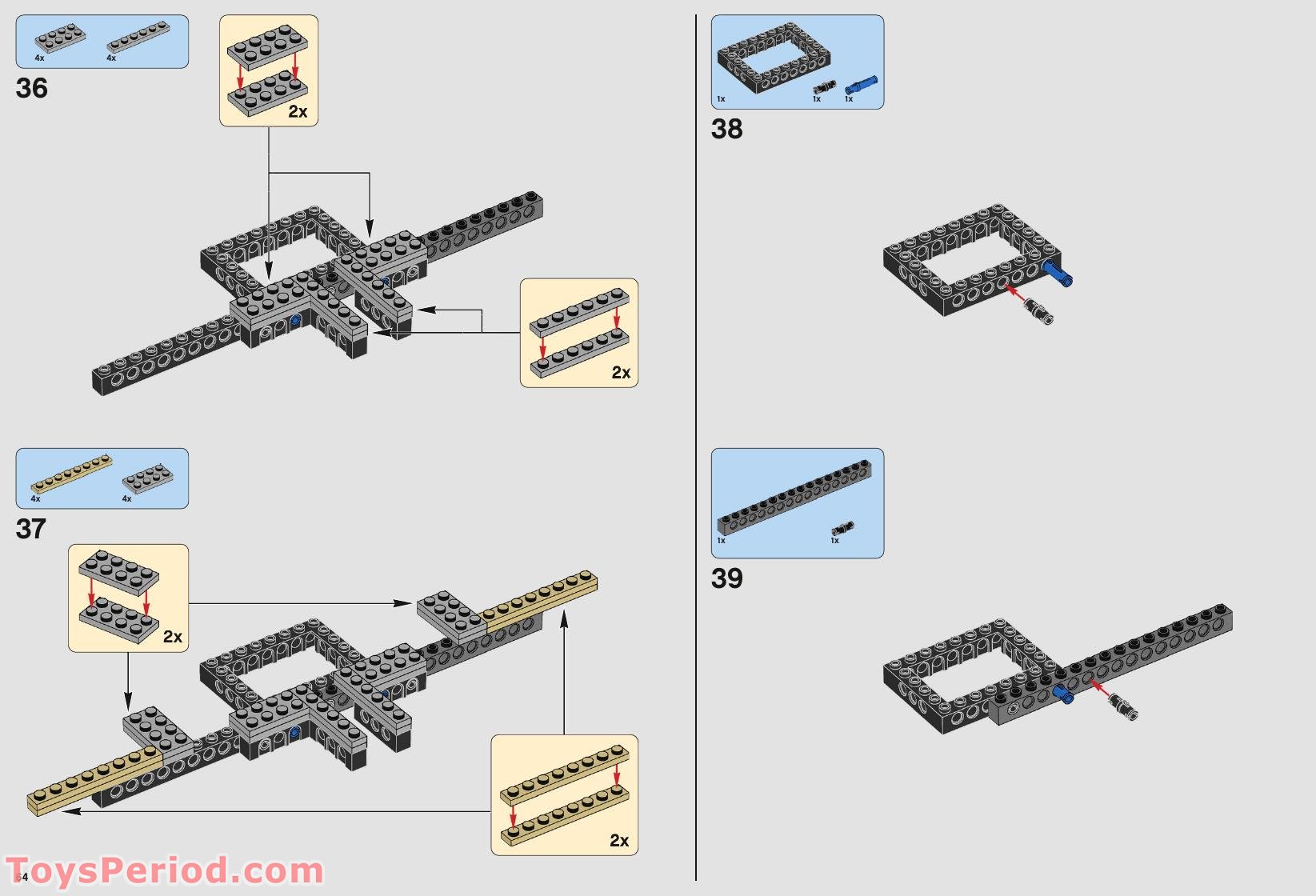 LEGO 75192 Millennium Falcon Instructions and Parts List
