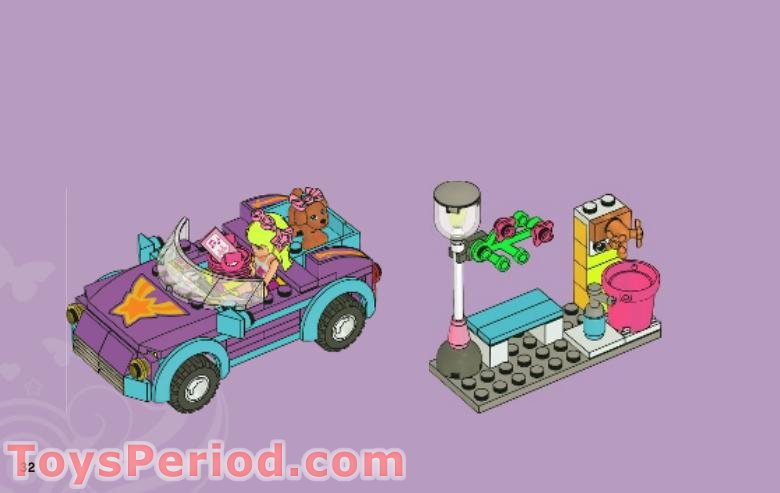 LEGO 3183 Stephanie's Cool Convertible Instructions and Parts List
