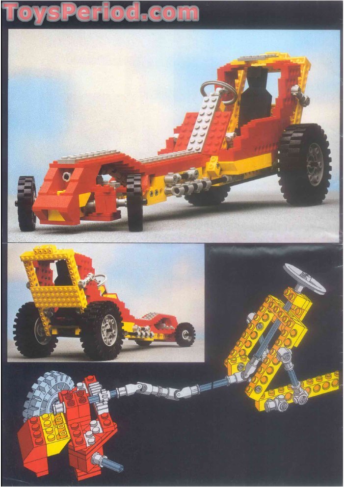 LEGO 950 Fork Lift Instructions and Parts List
