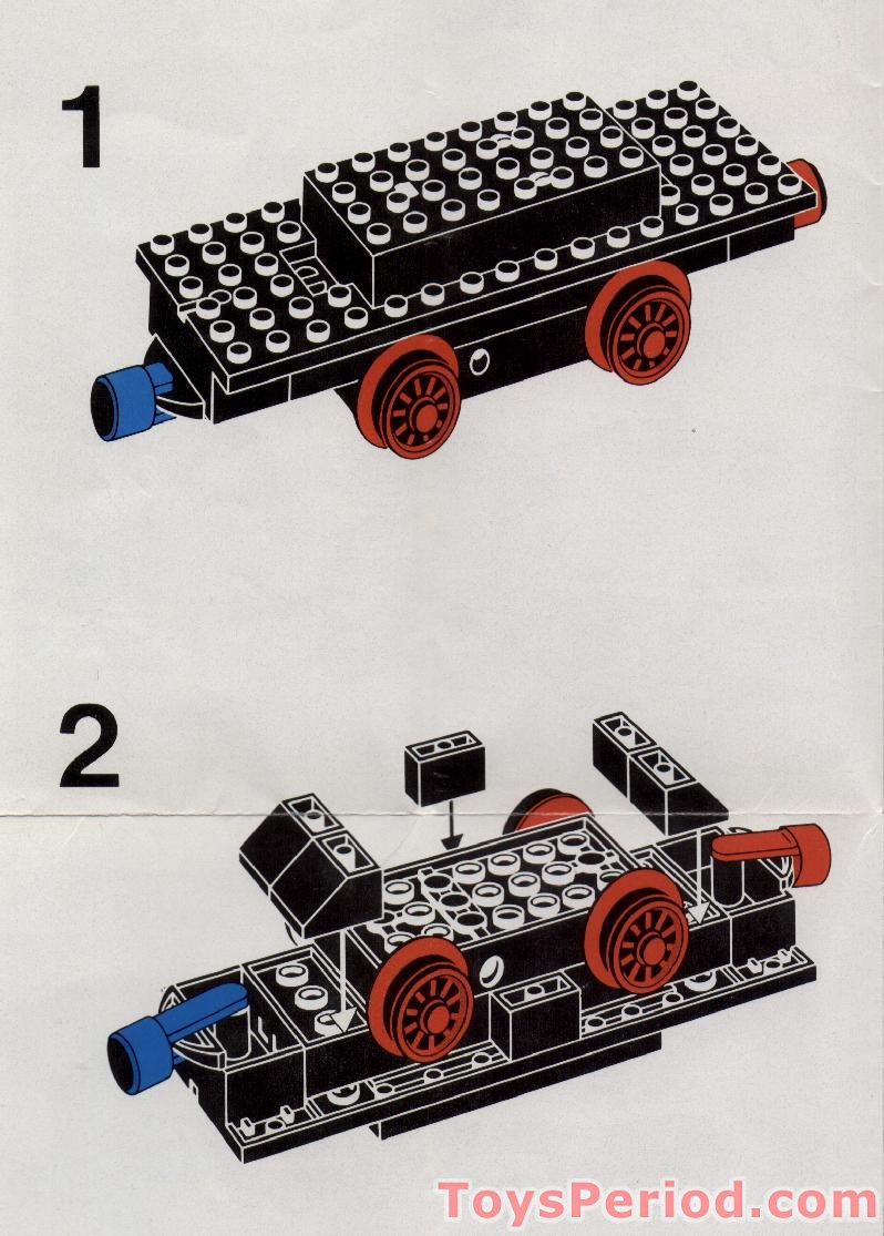 LEGO 183 Complete Train Set with Motor and Signal Instructions and ...