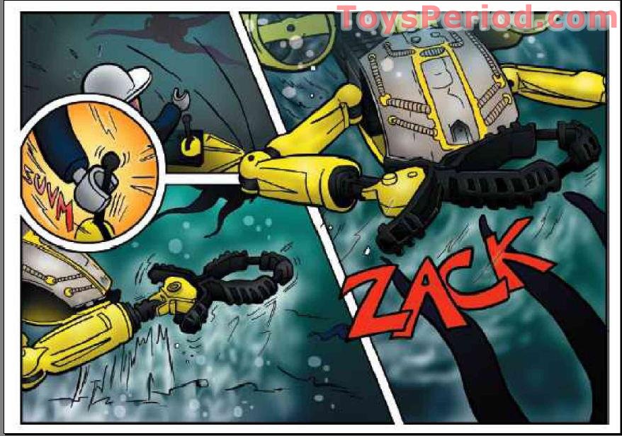 LEGO 4794 Alpha Team Command Sub Instructions and Parts List