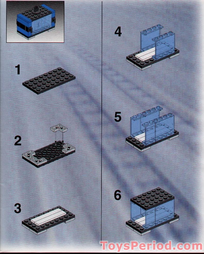 LEGO 4557 Freight Loading Station Instructions and Parts List