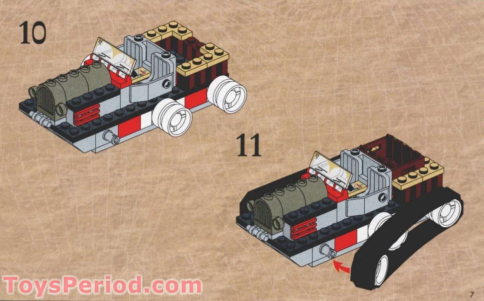 LEGO 5934 Dino Explorer Track Master Instructions and Parts List